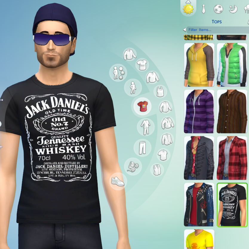 Clothing - Jack Daniel's T-Shirt | The Sims 4 Forum | Mods | Sims Community