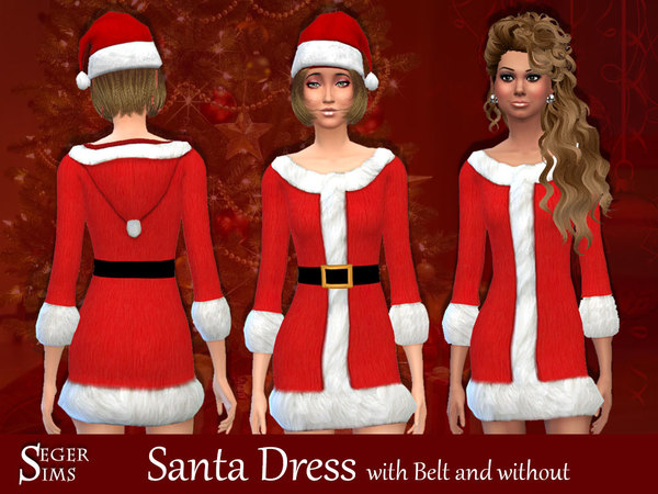 Santa Dress & Hat | The Sims 4 Forum | Mods | Sims Community